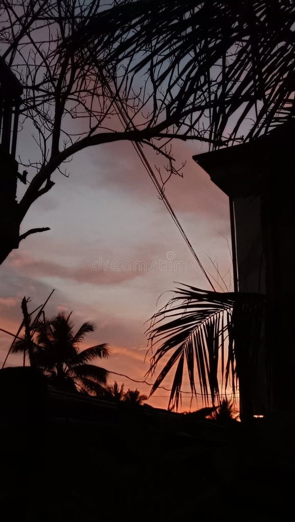 A Little View of Sunset in Our Home Stock Photo - Image of little, view ...