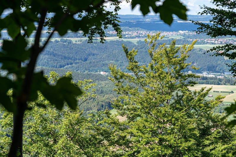 Little Village in the Middle of the German Countryside Stock Photo ...