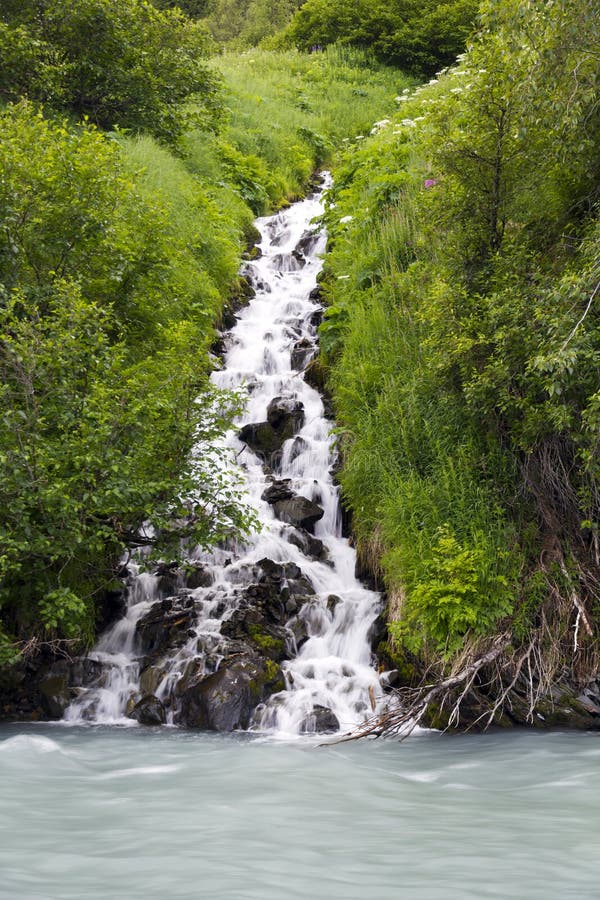 Little waterfall stock photo. Image of nature, waterfall - 32184648