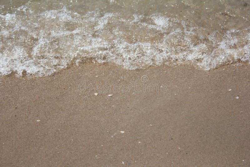 Little wave on the beach stock photo. Image of summer - 87451334
