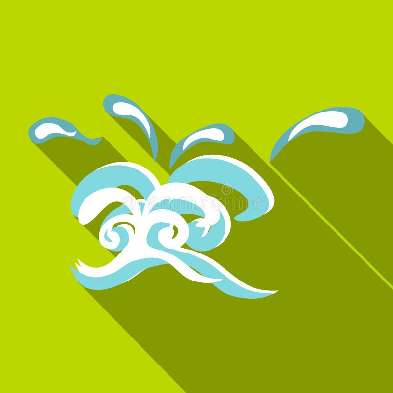 Little Wave Icon, Cartoon Style Stock Vector - Illustration of object ...