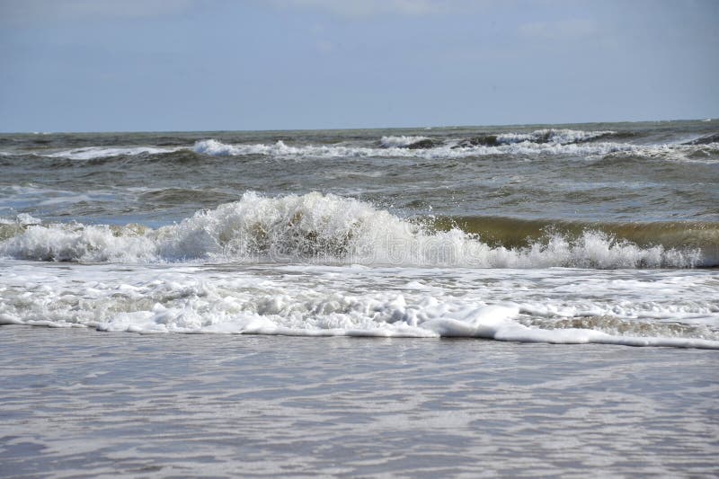 Little Waves stock image. Image of force, calamity, excitement - 5002013