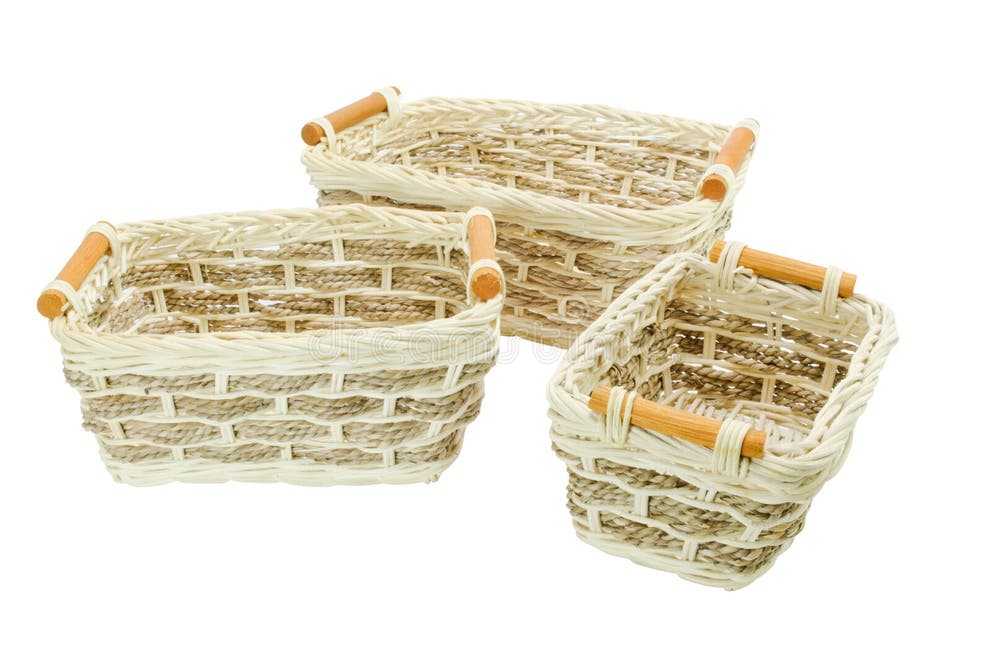 A little Wicker Baskets stock photo. Image of seamless - 23381372