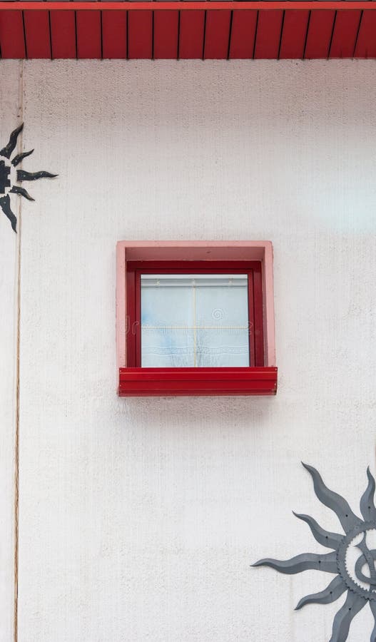 Little window with stars stock image. Image of cornice - 115073593