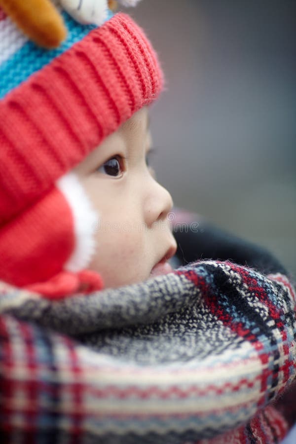 Little winter baby boy stock image. Image of healthy - 48252809