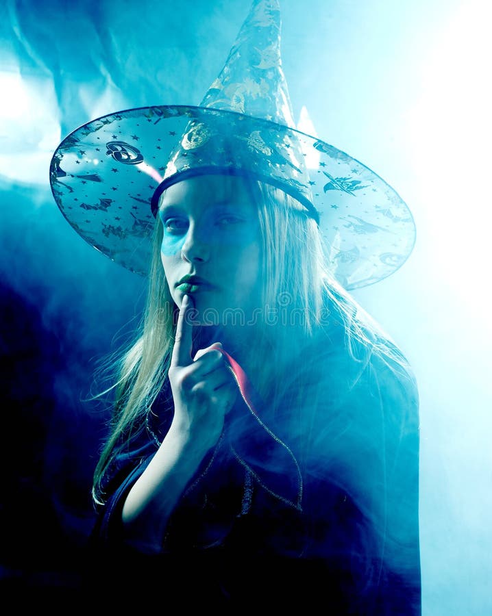 Little witch stock image. Image of gothic, evil, magic - 21942691