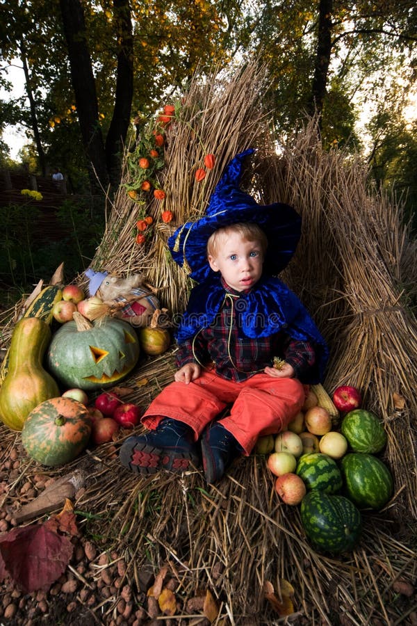 Little wizard stock photo. Image of plant, playful, apples - 3328026