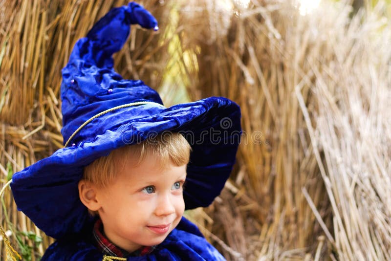 Little wizard stock photo. Image of toddler, outdoors - 3328036