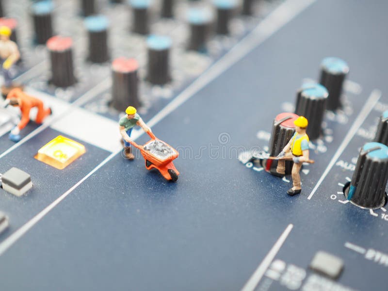 A little worker work stock photo. Image of button, production - 80146696