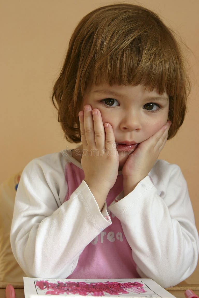 995 Little Girl Concerned Stock Photos - Free & Royalty-Free Stock ...
