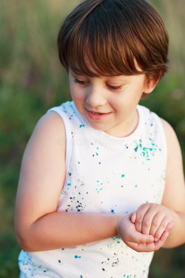 Boy discovered a bug stock image. Image of childhood - 107136965 Boy discovered a bug stock image. Image of childhood - 107136965