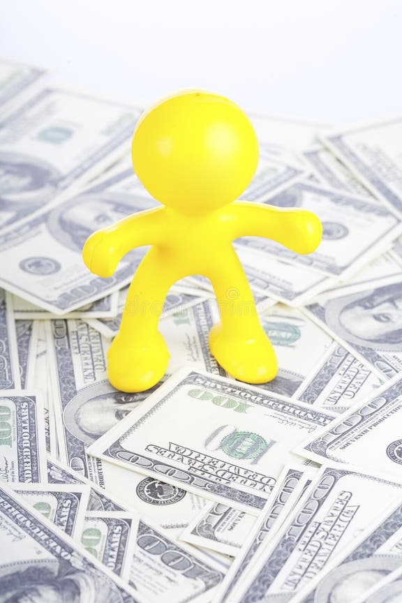 Little yellow man stock image. Image of capital, treasure - 27997079