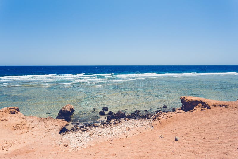 Littoral De La Mer Rouge, Egypte Image stock - Image du nature ...