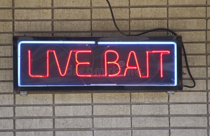 Live Bait stock photo. Image of live, fishing, sign, tackle - 26151776