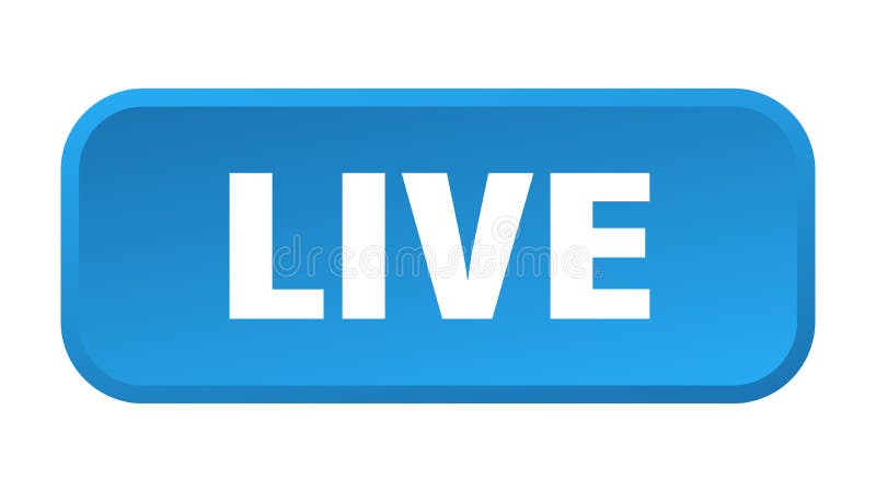 Live Button. Live Sign. Key. Push Button. Stock Vector - Illustration ...