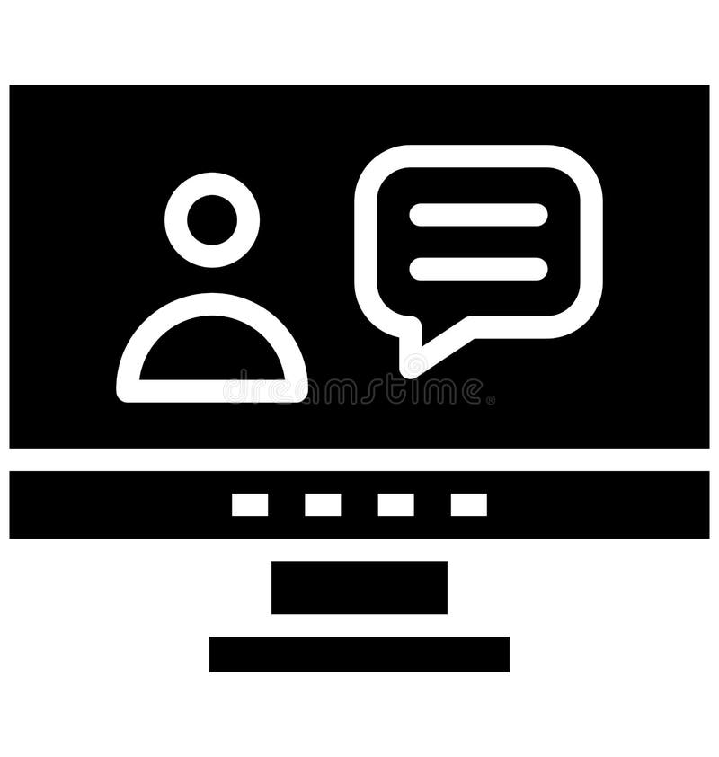 Live Call Isolated Vector Icon Which Can Easily Modify Stock Vector ...