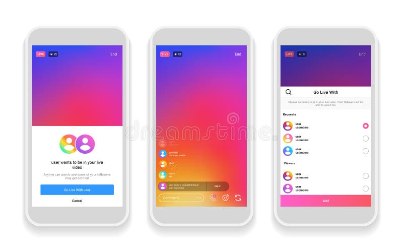 Live Camera Screen Interface Stock Vector - Illustration of isolated ...