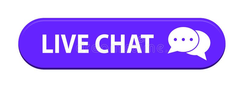 Live chat button stock vector. Illustration of computer - 223998371