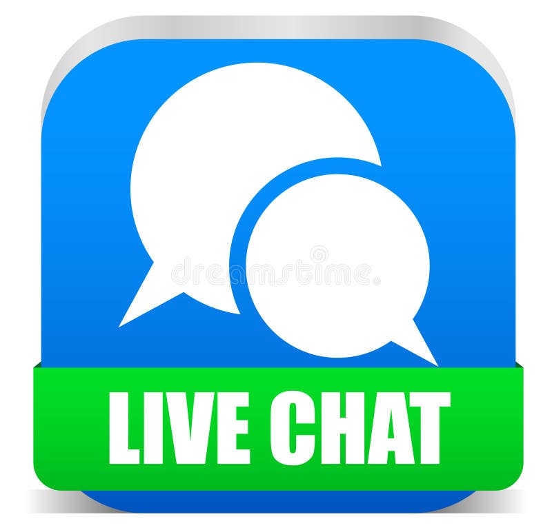 Live chat stock illustration. Illustration of blogger - 25841538