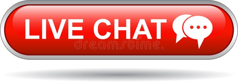Live Chat Icon Web Button Red Stock Vector - Illustration of ...