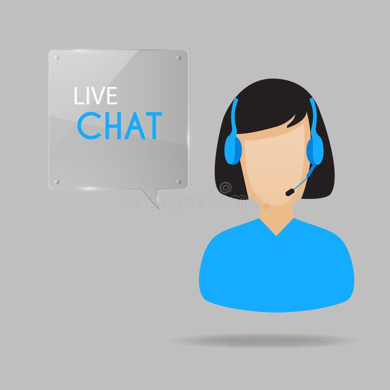 Live Chat Illustration stock illustration. Illustration of live - 82206376