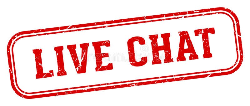 Live Chat Rectangular Stamp Stock Illustrations – 9 Live Chat ...