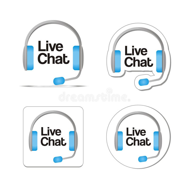 Live Chat Line Icon Stock Illustrations – 3,867 Live Chat Line Icon ...