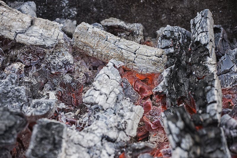 Live coals. fire stock image. Image of closeup, barbecue - 63772201