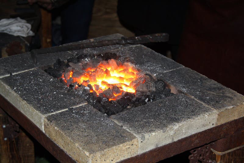 Live coals stock photo. Image of coal, industry, burn - 72396448