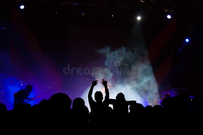 Live concert stock photo. Image of back, loud, crowd - 20303564