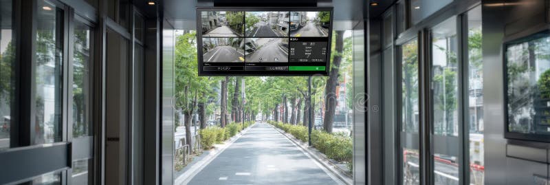 Live Courier Camera Feed Displays Delivery Approaching Doorstep in ...