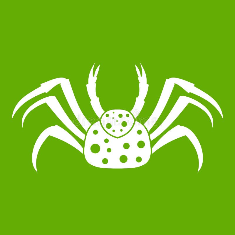 Green Crab Icon, Cartoon Style Stock Vector - Illustration of fish ...