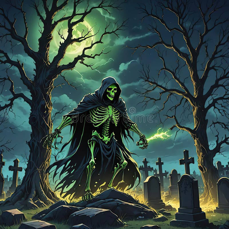 Live after Death stock illustration. Illustration of maiden - 374311744