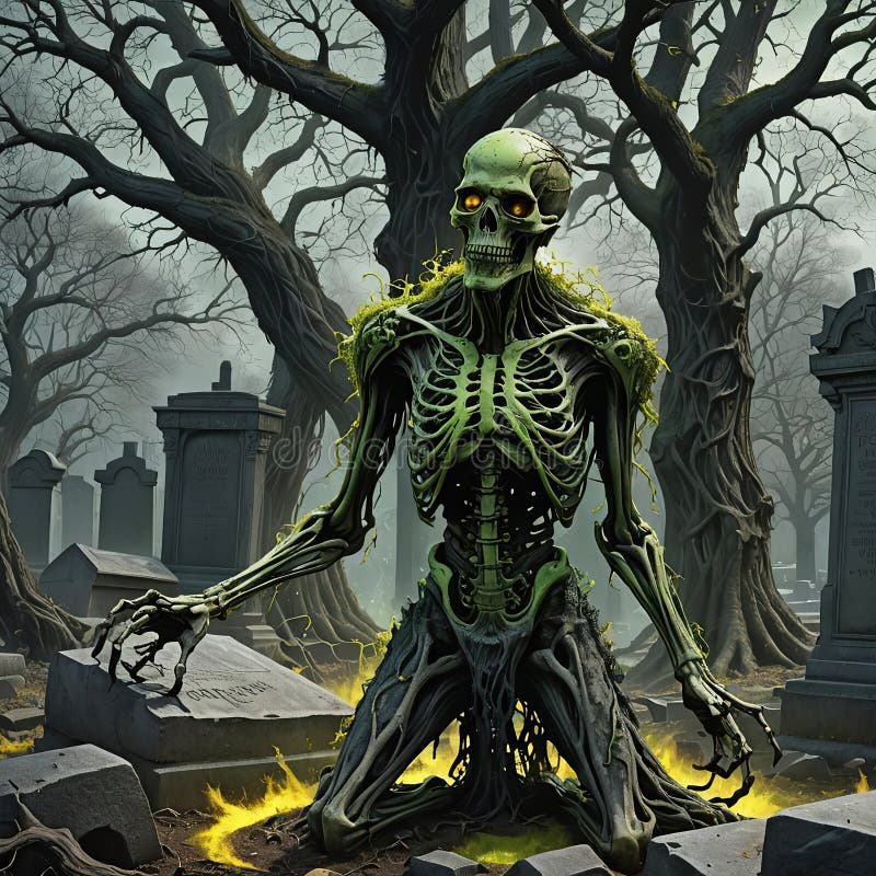 Live after Death stock illustration. Illustration of cartoon - 374311857