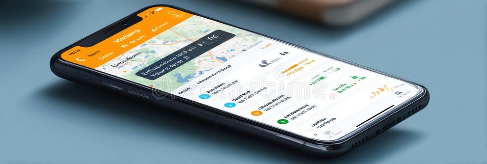 Live Delivery Status Screen Displaying Real-Time Updates and Map ...