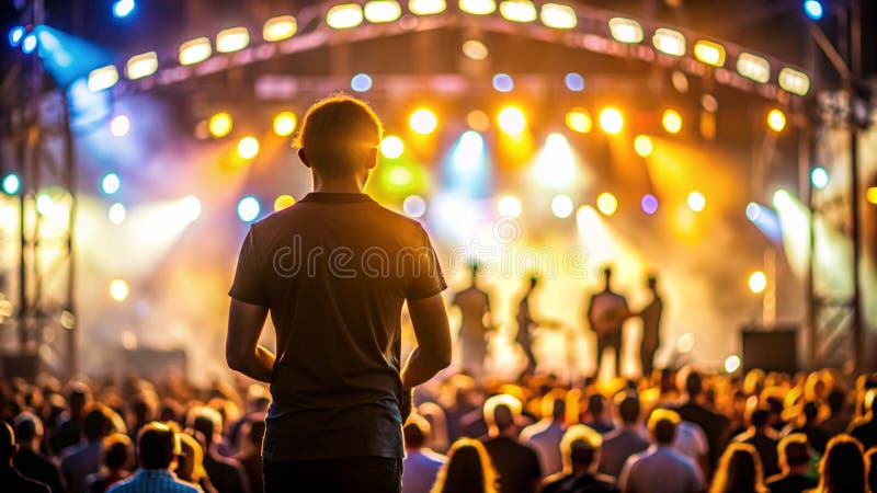 Live Festival Performance (close Up Focus on Selective Focus) Theme ...