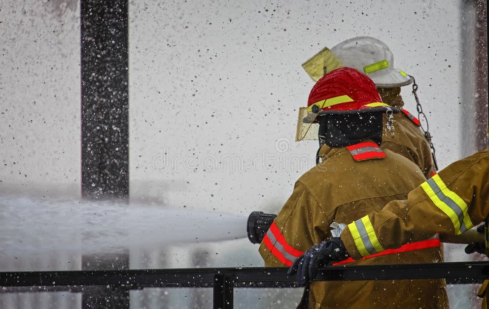 Live Fire Training Project at Fire School Stock Photo - Image of fire ...