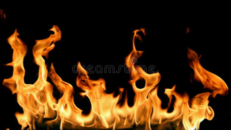 Live Flames. Fire Black Abstract Background Stock Image - Image of ...