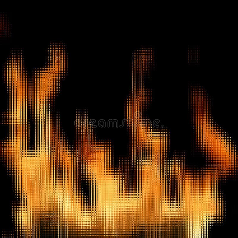 Live Flames. Fire Black Abstract Background Stock Photo - Image of fire ...