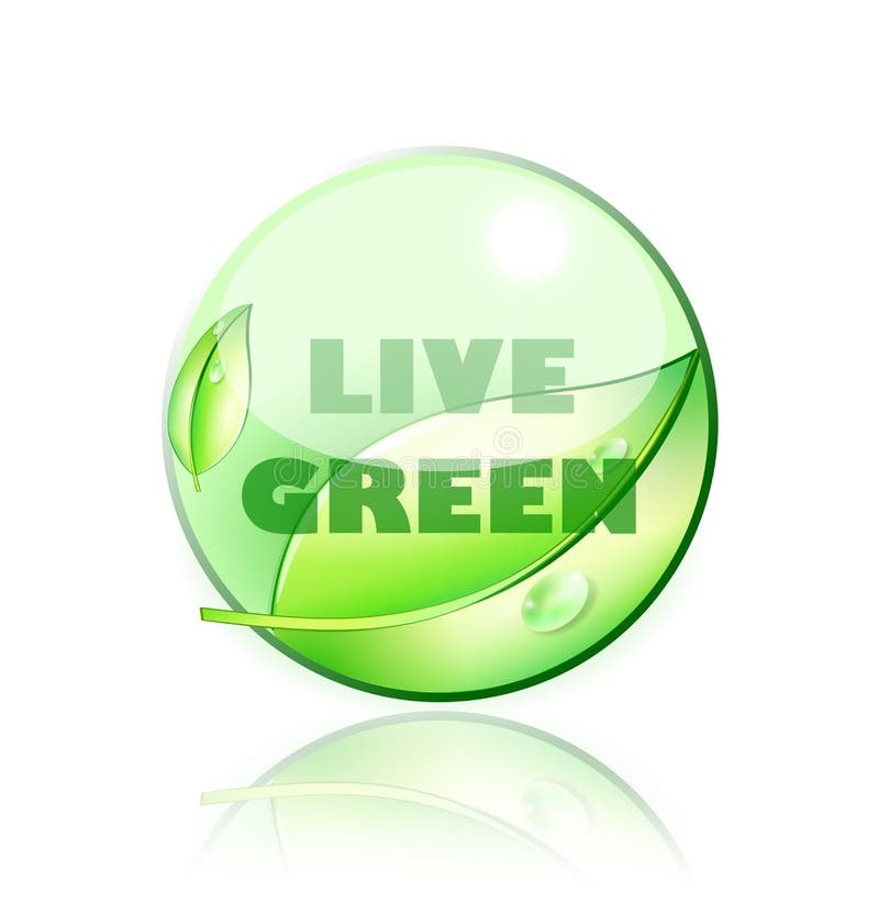 Live green stock vector. Illustration of pictogram, grass - 11223588