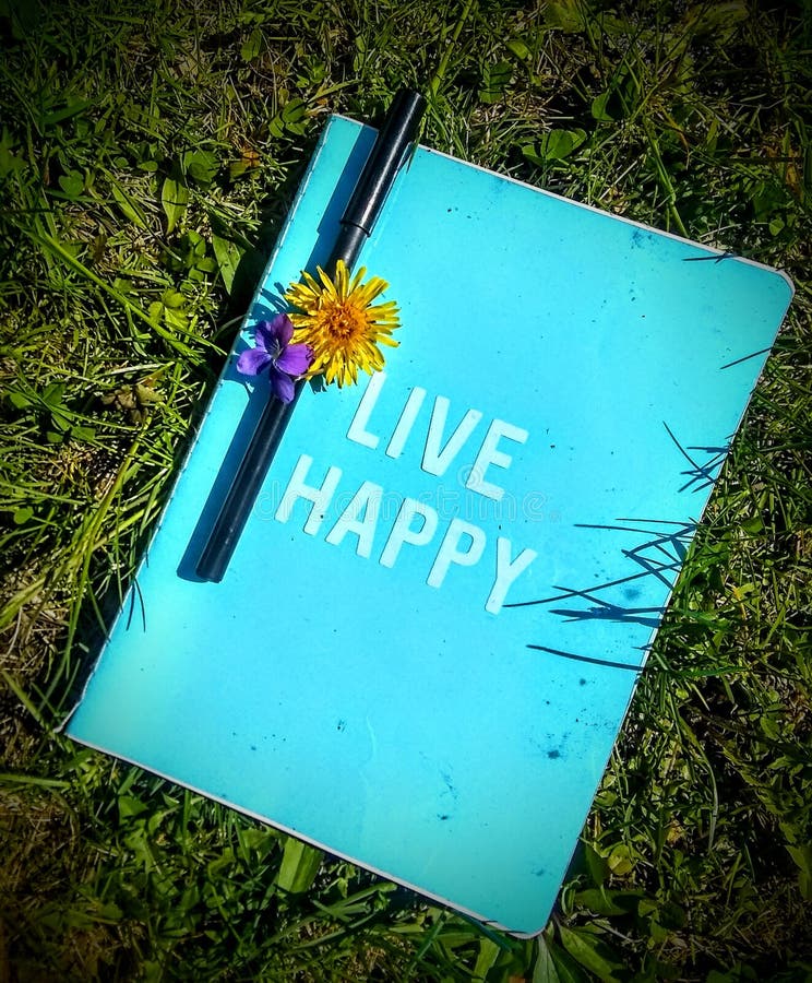 Live happy stock photo. Image of grass, sketch, lifestyle - 246872188