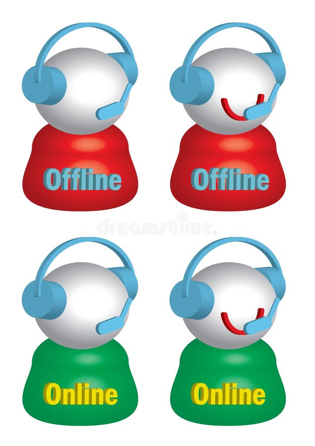 Live help signs stock vector. Illustration of symbols - 13454607