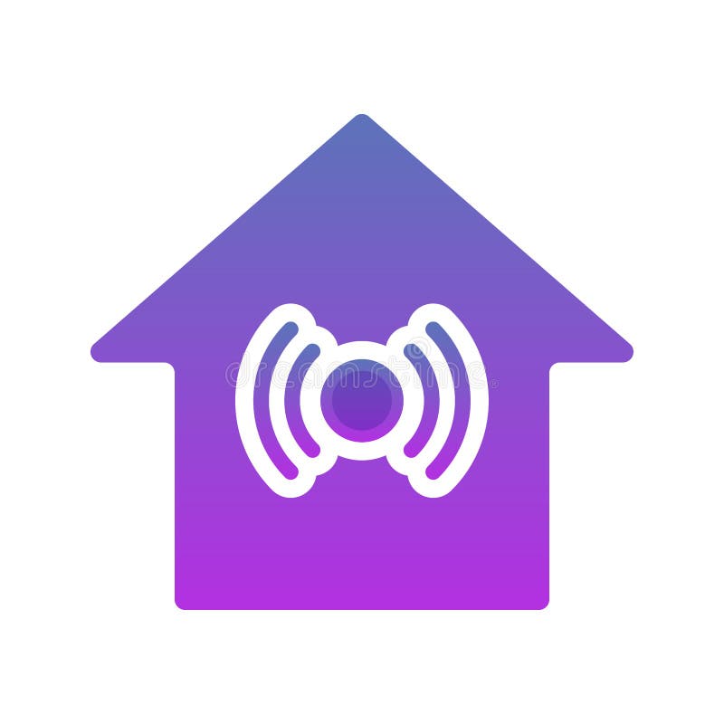 Live Home Logo Gradient Design Template Icon Stock Vector ...