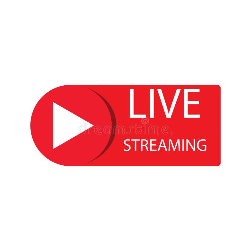 Live icon stock vector. Illustration of sign, emblem - 265738491