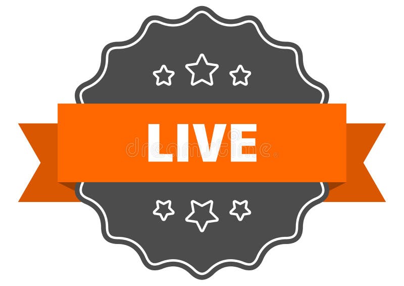 `Live` Label Made by Leather, Vector Illustration Stock Vector ...