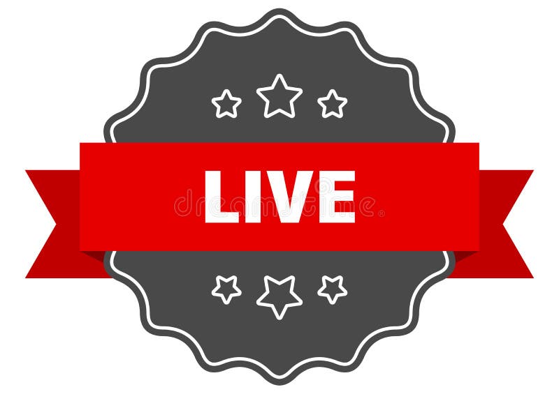 `Live` Label Made by Leather, Vector Illustration Stock Vector ...