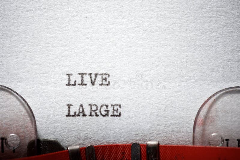 Live large text stock image. Image of written, vintage - 296856019