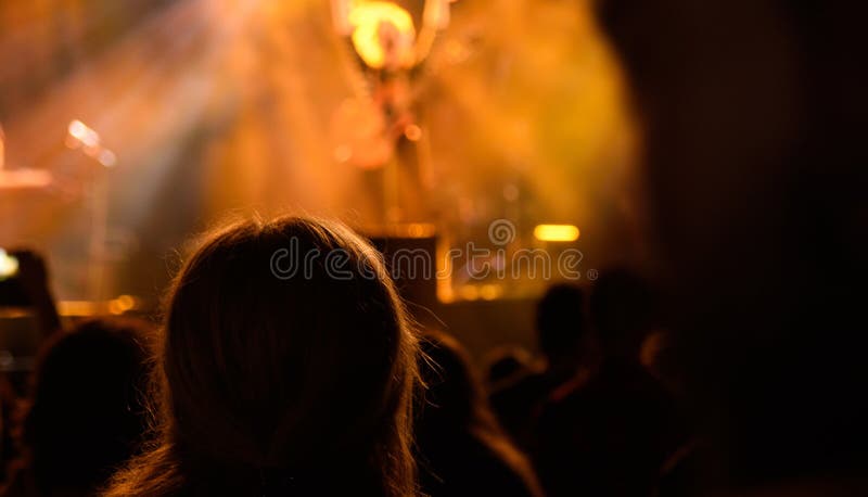 Live Music Concert at Night Stock Image - Image of music, group: 175964829