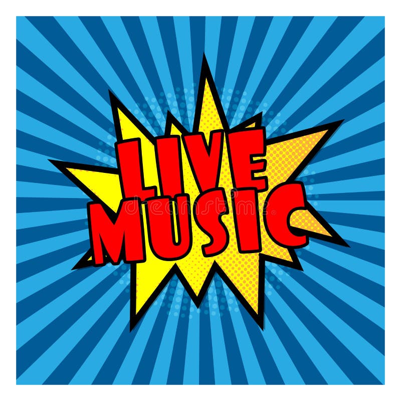 Pop Art Music Explosion Stock Illustrations – 234 Pop Art Music ...