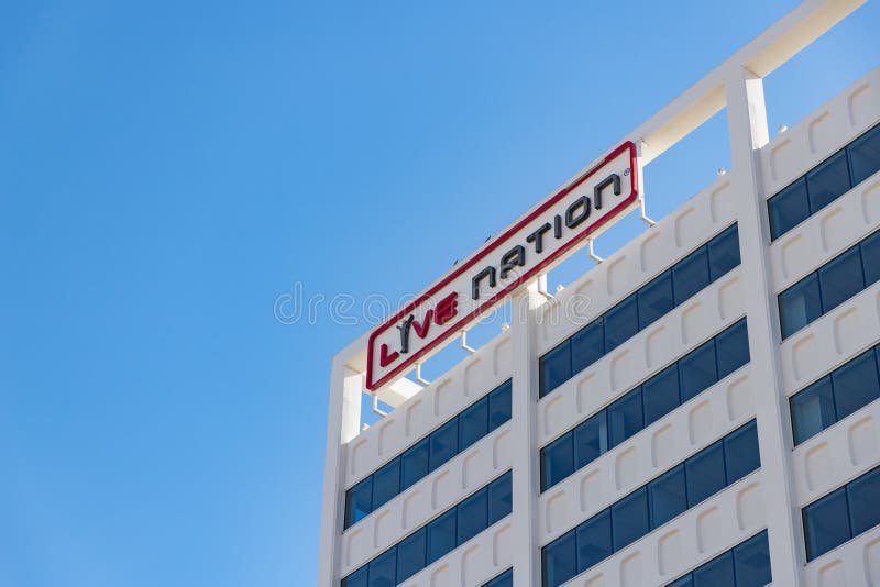 Live Nation Building editorial stock photo. Image of america - 268947178